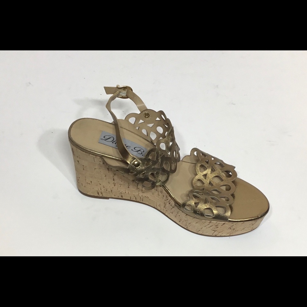 Women's Bronze Diane B. Milano Wedge Sandals - Gem